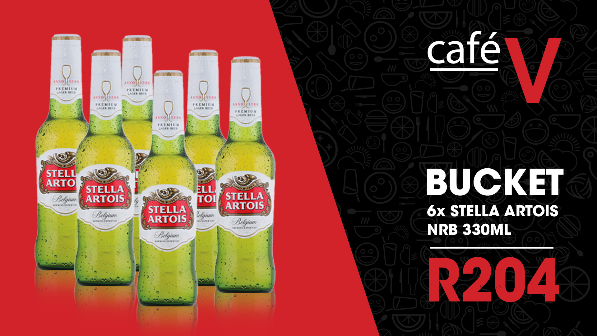 Café Vigour Beer Bucket Deal & Wine Dine