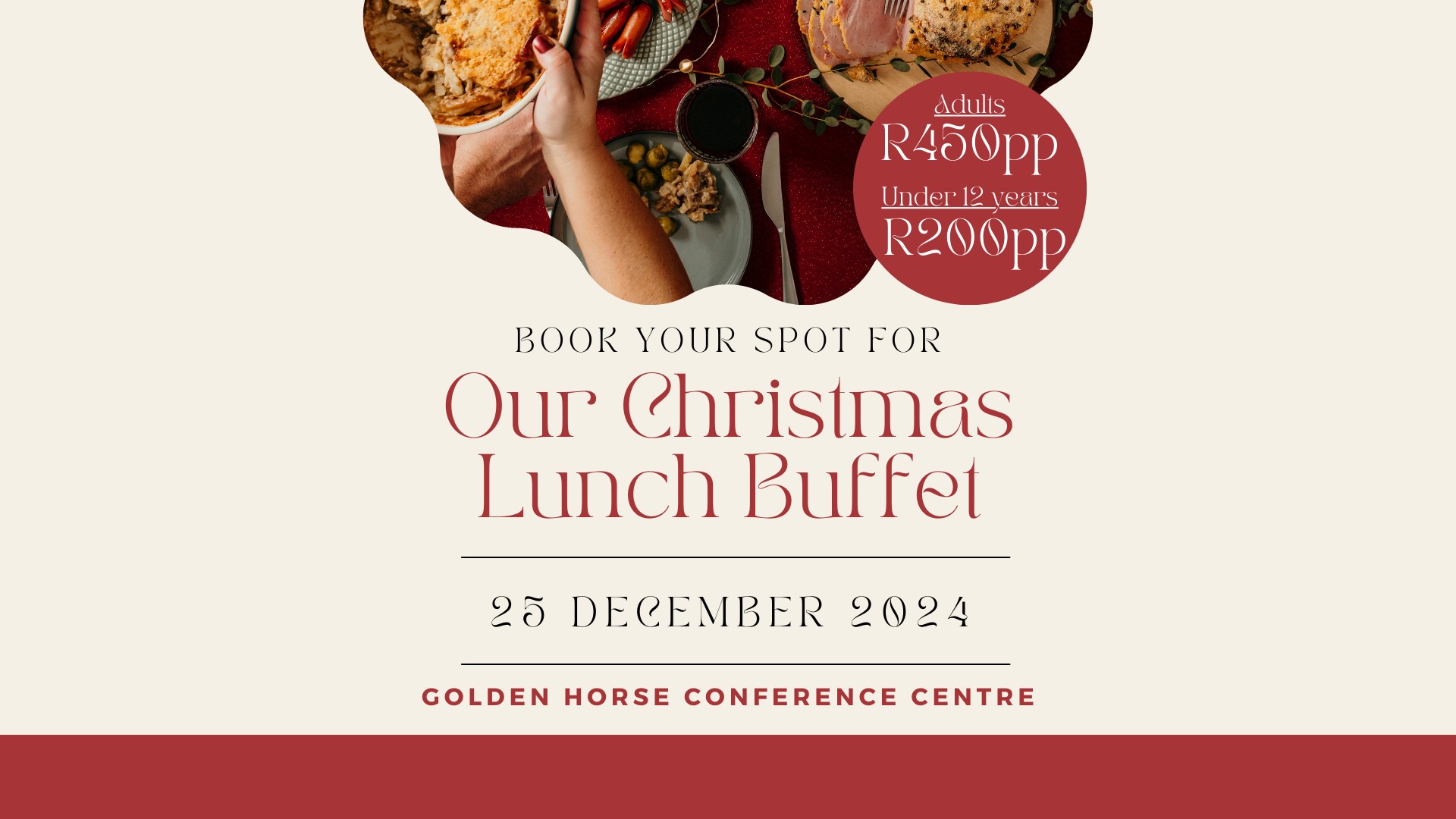 Christmas lunch buffet - Golden Horse Casino